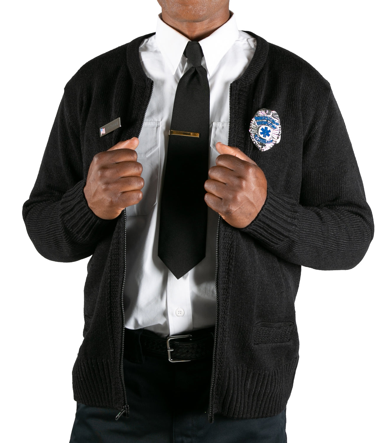 First Class Career Apparel Unisex HeavyWeight Zip-Front CrewNeck Cardi – Sinatra Uniform