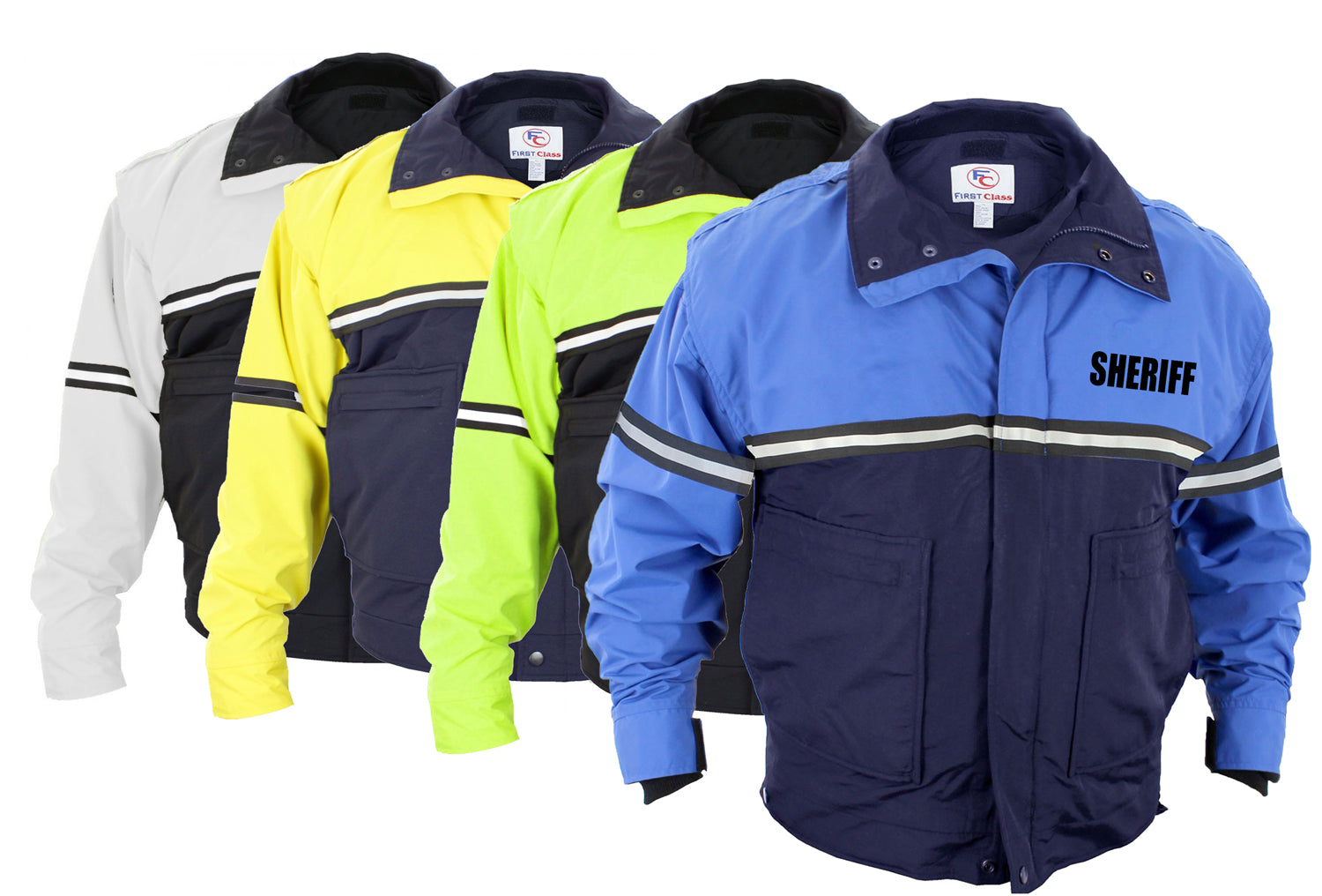 Two Tone Bike Jackets with Removable Liner (Sheriff ID) – Sinatra Uniform
